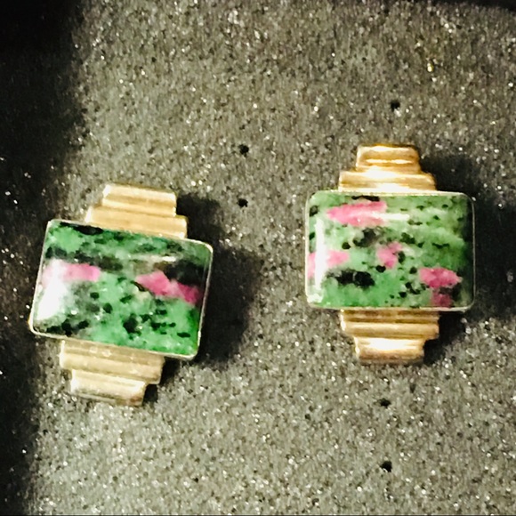 Jay King | Jewelry | Vintage Earrings Semi Precious Stones 925 Dtr ...